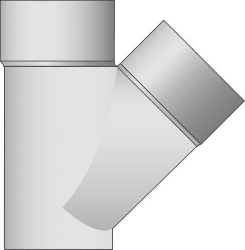 Pvc Y-stuk Dia 80mm - Lichtgrijs - donkerbruin - antraciet • Iso-Bouw
